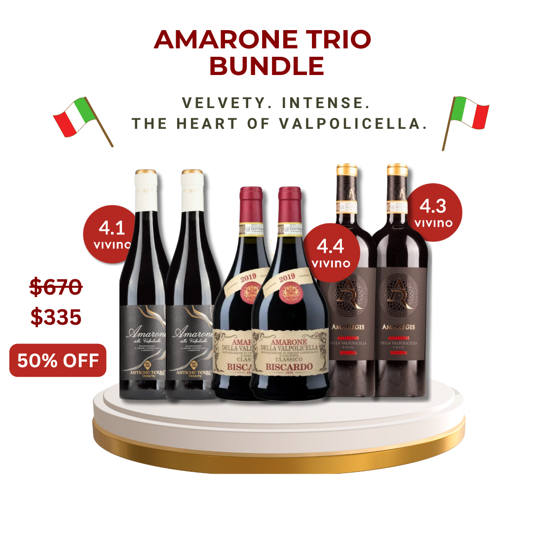 Top-Rated Amarone Trio – Save 45% | Red Dot Wine Singapore